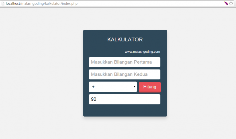 Membuat Kalkulator Sederhana Dengan Php Malas Ngoding 6754