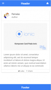 Tutorial Ionic Part 6 : Komponen Card Pada Ionic - Malas Ngoding