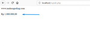 Membuat Format Rupiah Di PHP - Malas Ngoding