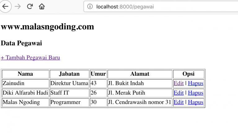 Tutorial Laravel 11 Membuat Crud Dengan Laravel Part 3 Malas Ngoding 4715