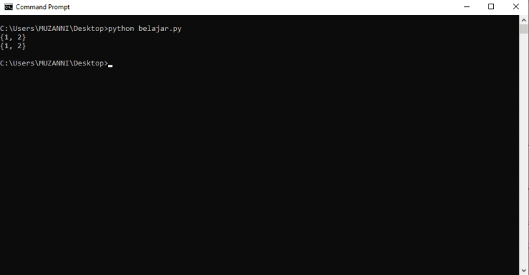 Tutorial Python # 11 : Operasi Tipe Data Set - Malas Ngoding